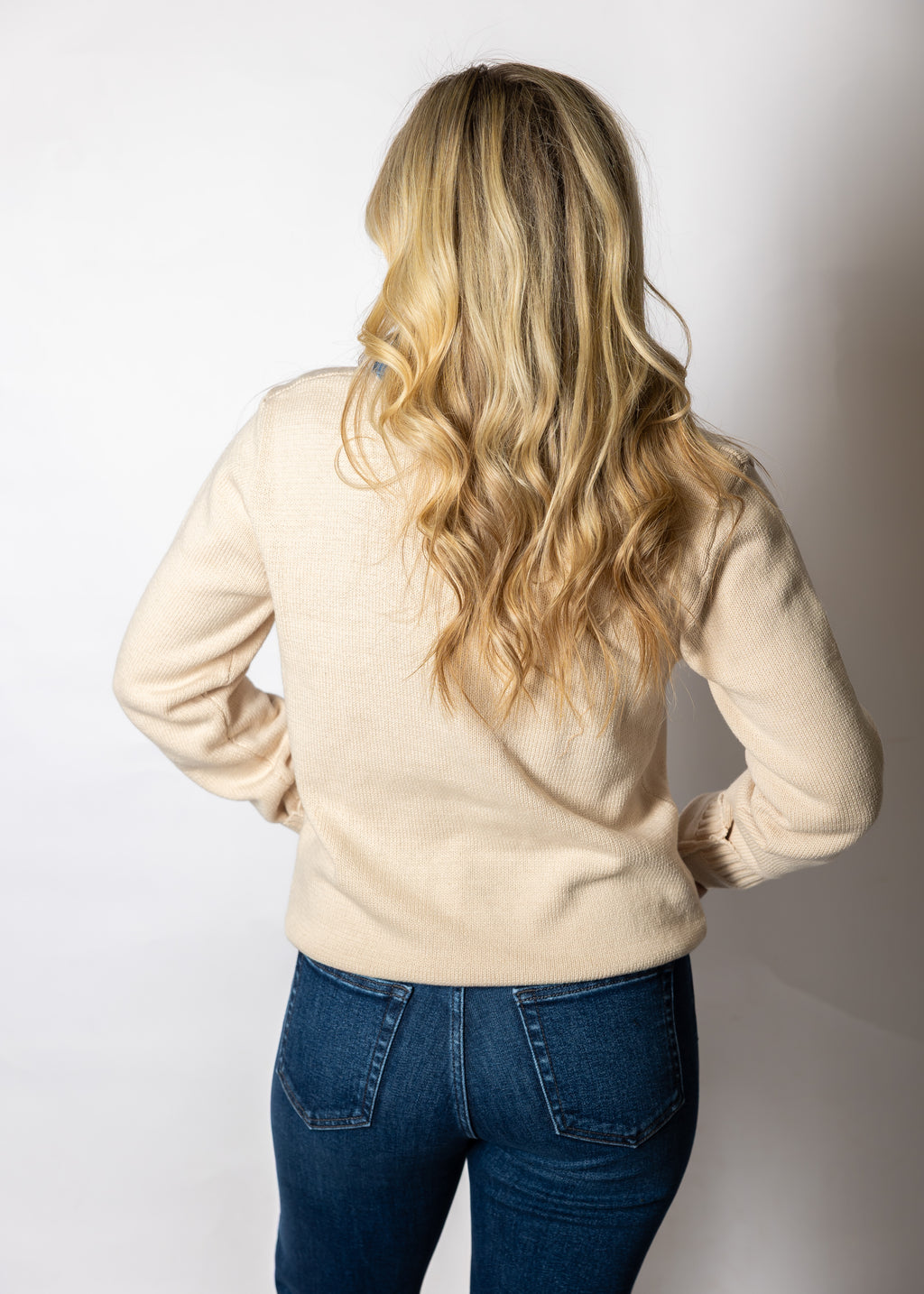 Classic Cream Henley Sweater Top – Dish and Lily Statesboro