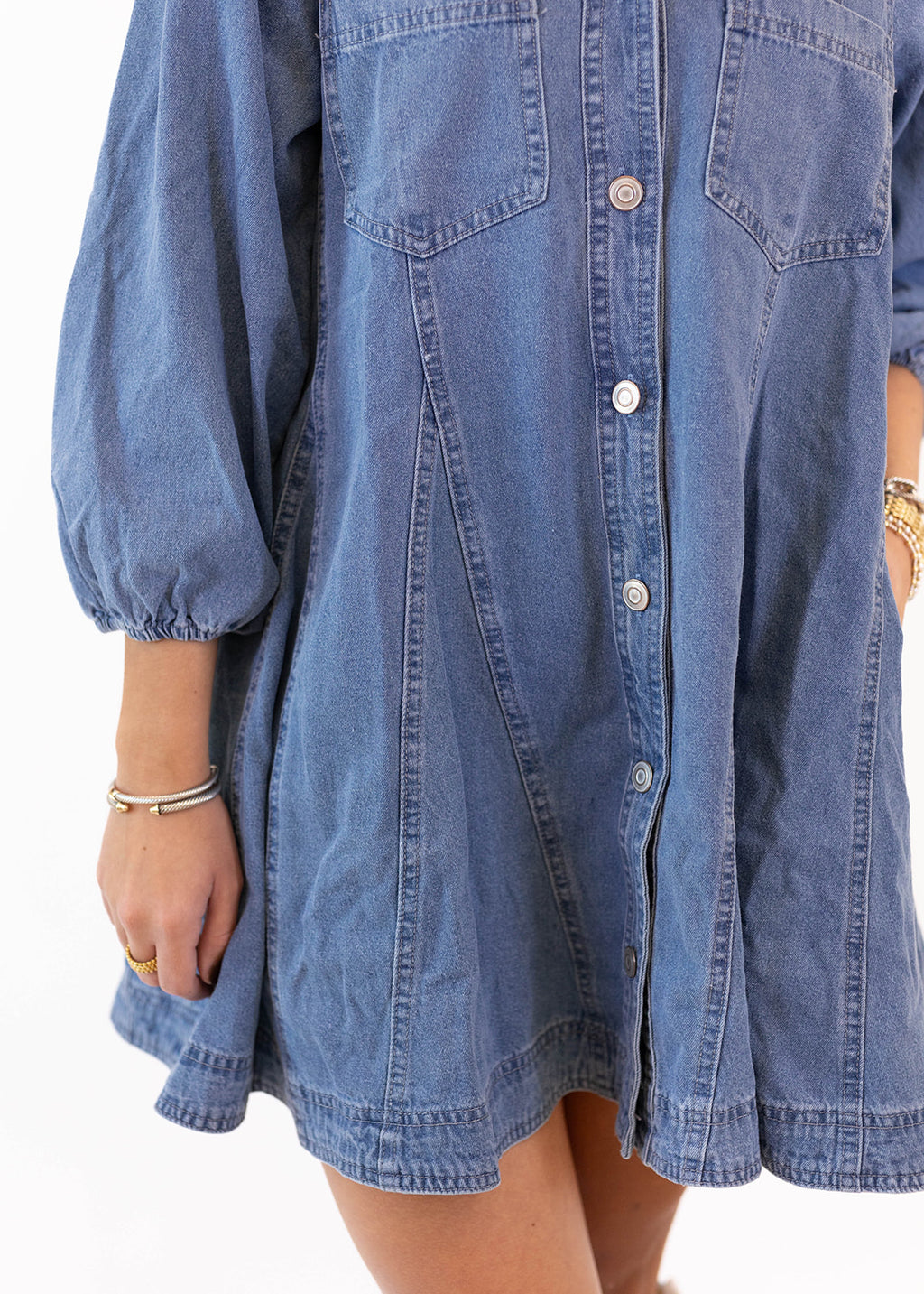 Denim Dance Dress – Dish and Lily Statesboro